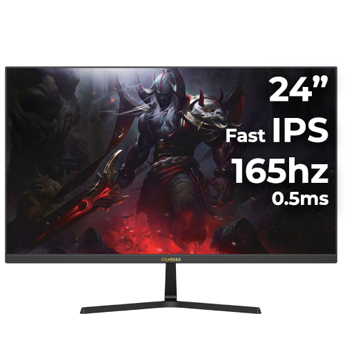 Gamdias Atlas HD241F 24" 165hz IPS 0.5ms (DP/HDMI) - WIND NET Computers